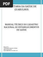 Manual de Cadastro CNES: Acesso e Preenchimento | PDF | Hospital | Odontologia