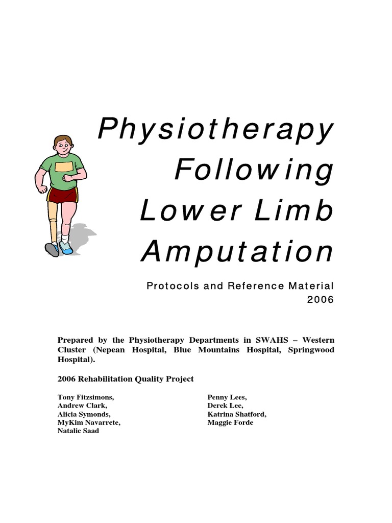 Amputation Manual 1 | PDF | Prosthesis | Amputation