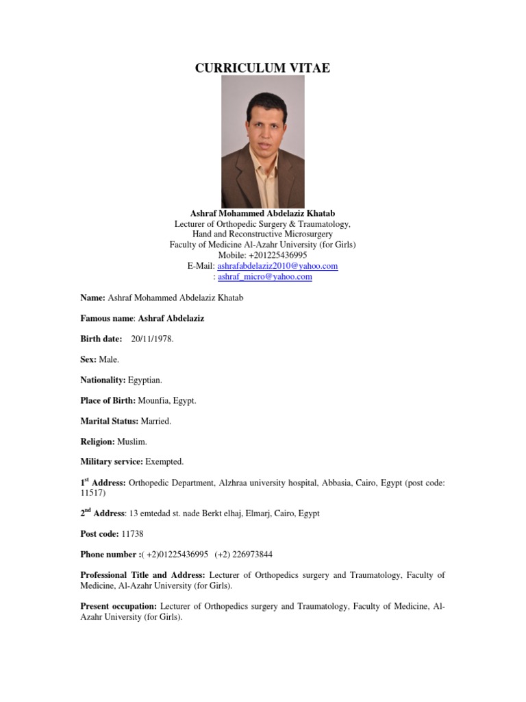 Ashraf C V | PDF | Orthopedic Surgery | Elbow