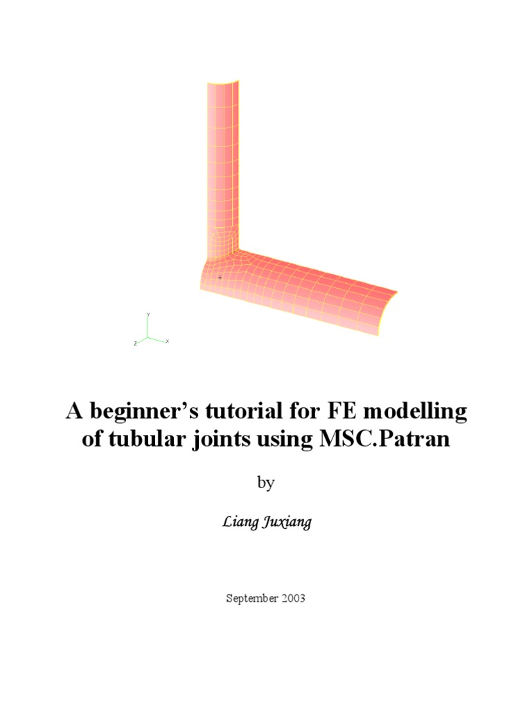 PATRAN Tutorial | PDF | Coordinate System | Cartesian Coordinate System