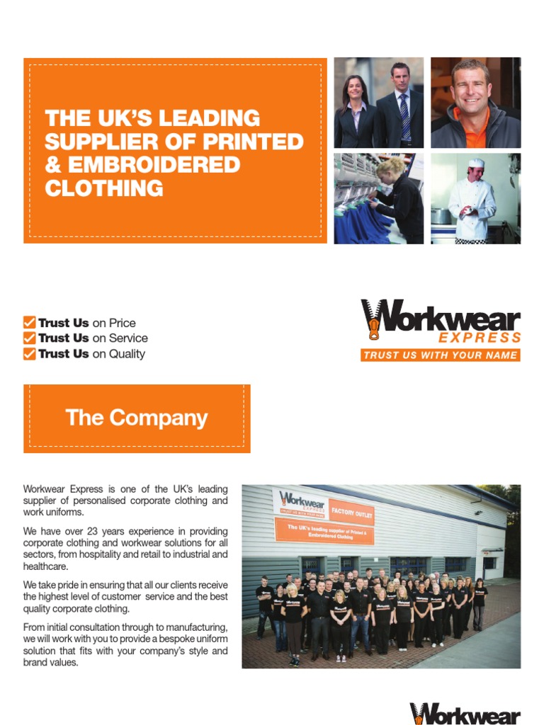 Workwear Express Company Information | PDF | T Shirt | Retail