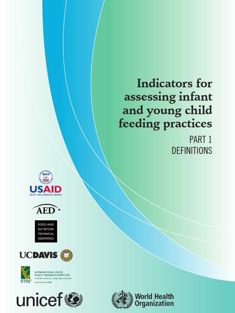 Indicators For Assessing IYCF Practices | PDF | Breastfeeding | Breast Milk