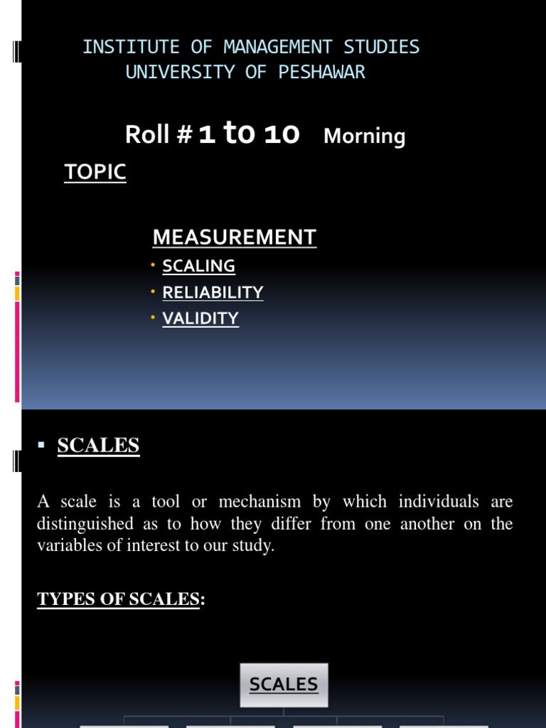 Research | PDF | Level Of Measurement | Likert Scale