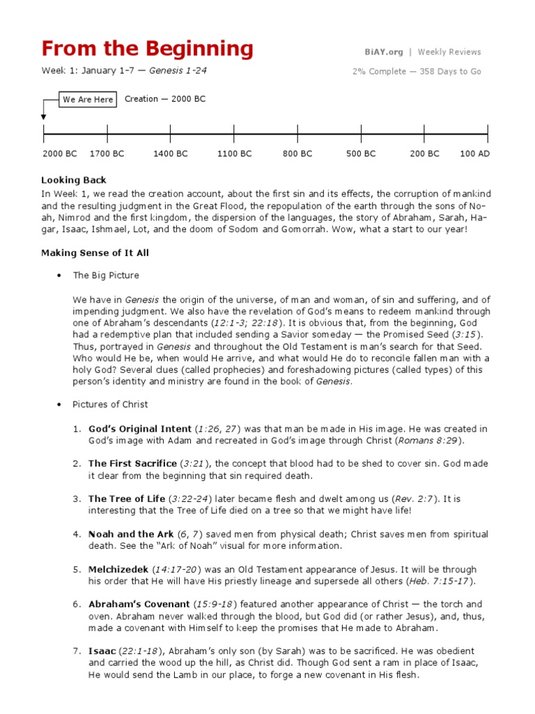 01 01 07 Genesis | PDF | Book Of Genesis | Abraham