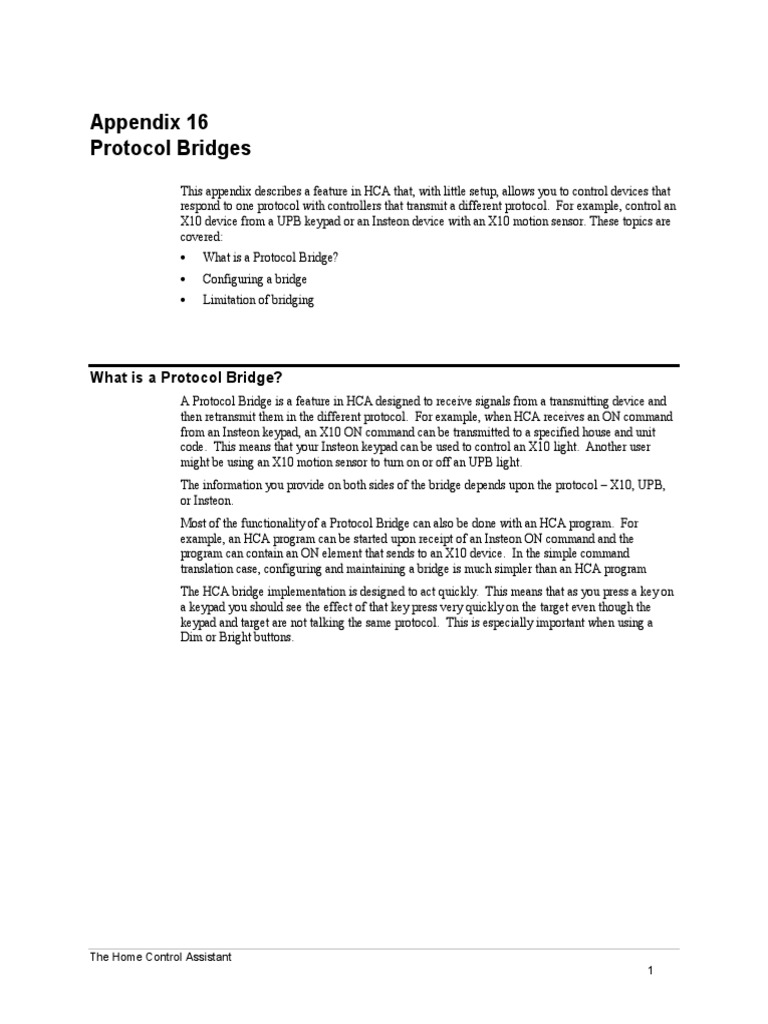 A16 Protocol Bridge | PDF | Communications Protocols | Computer Engineering