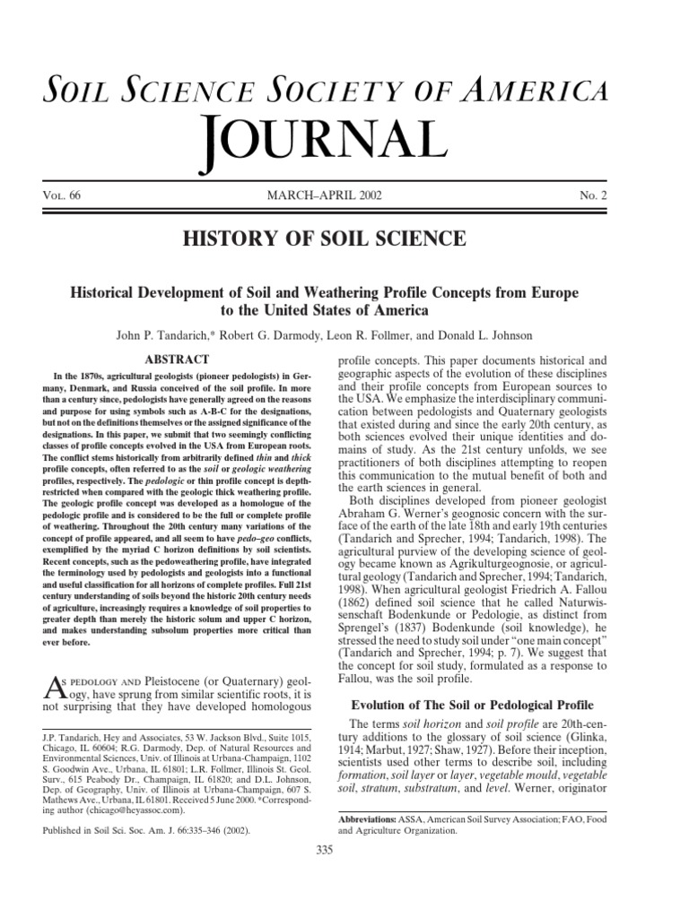 History of Soil Science | PDF | Soil | Soil Science