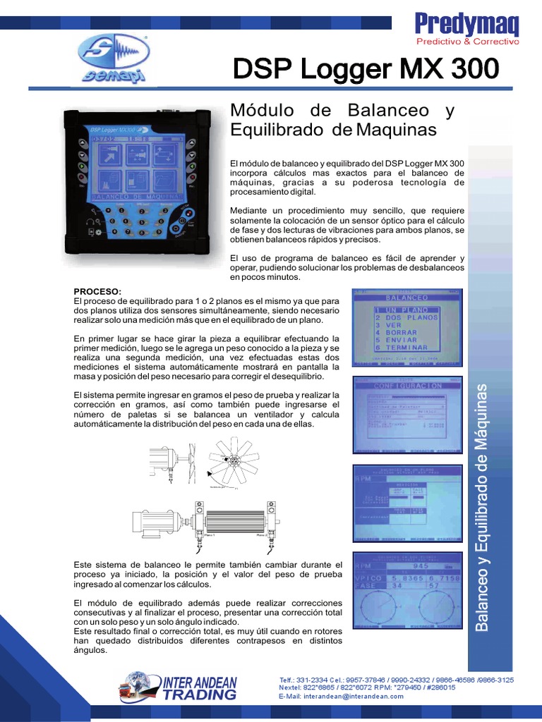 DSP - Modulo de Balanceo | PDF | Medición | Información