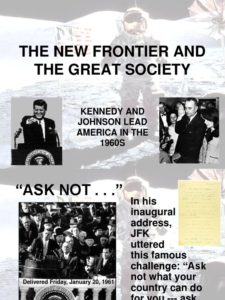 The New Frontier and Great Society | PDF | Lyndon B. Johnson | Civil ...