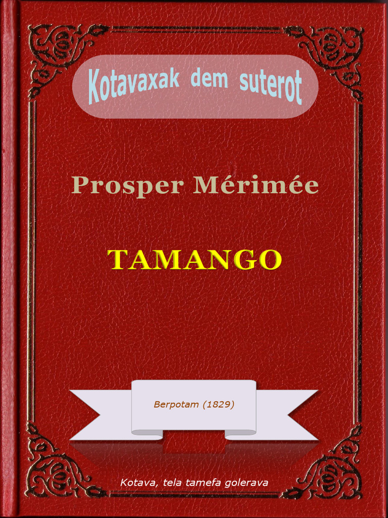 Tamango, Ke Prosper Mérimée | PDF | Études des langues étrangères