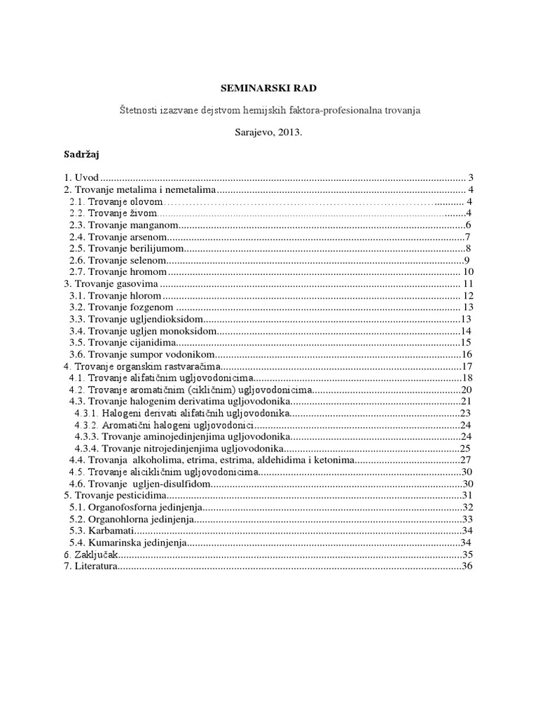 Profesionalna Trovanja | PDF