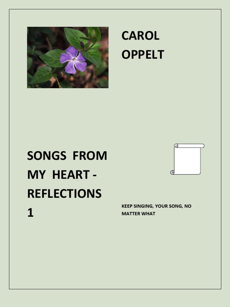 Songs From My Heart - Reflections 1 | PDF