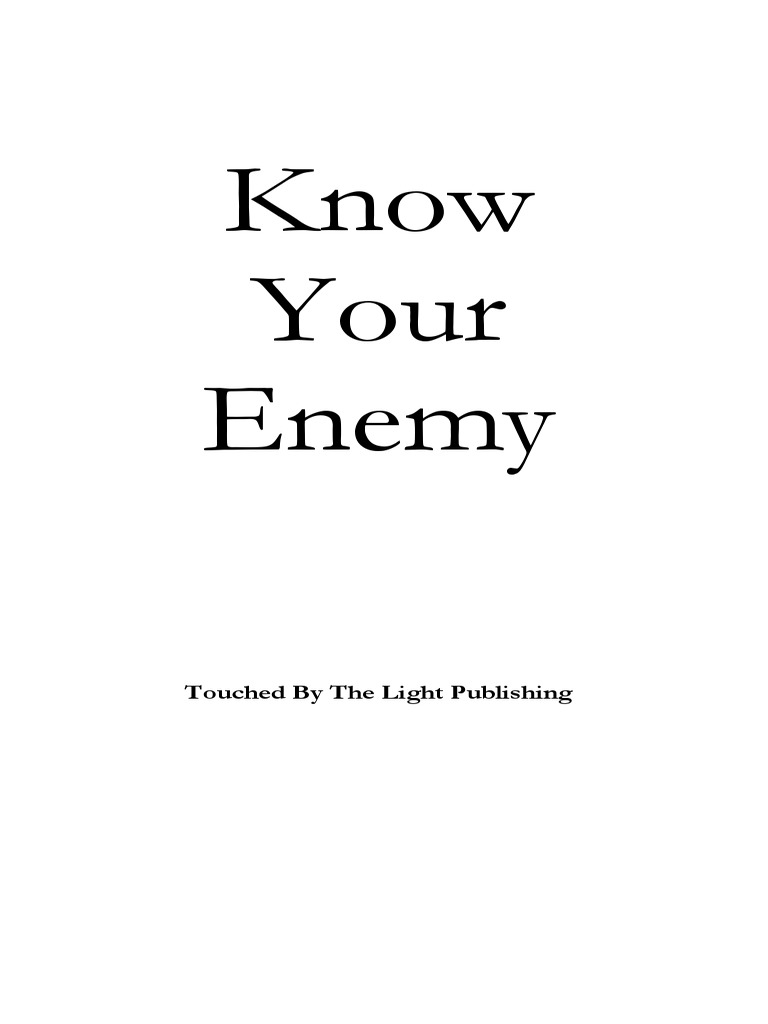 Know Your Enemy For PDF | PDF | Devil | The Gospel