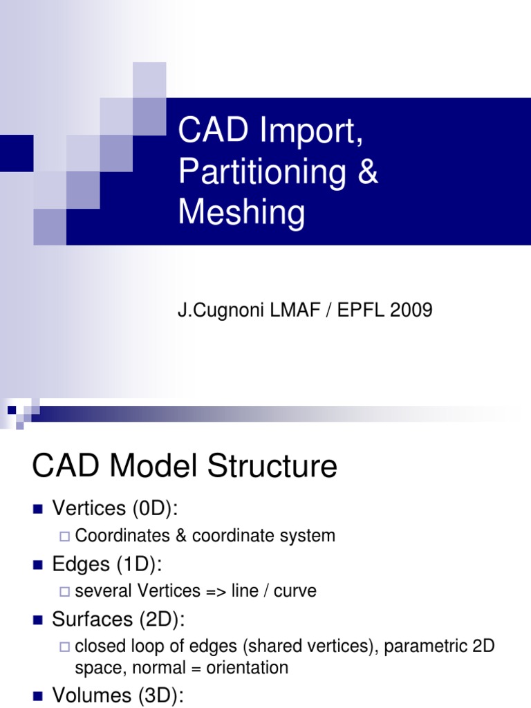 CAD Meshing | PDF | Computer Aided Design | Finite Element Method