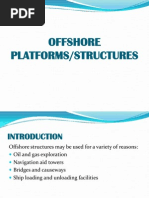 Types of Offshore Structures | PDF