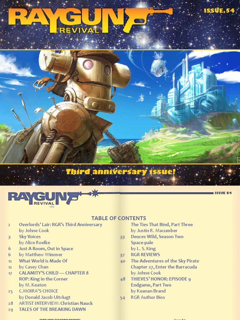 Ray Gun Revival Magazine, Issue 54 (3rd Anniversary!) | PDF | Space ...