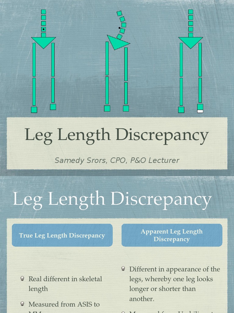 Leg Length Discrepancy | PDF | Anatomical Terms Of Motion | Pelvis