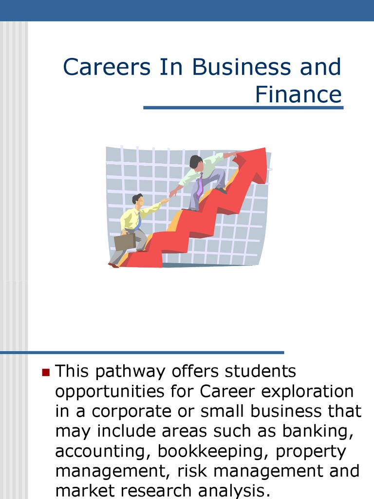Careers in Business and Finance | PDF | Accounting | Academic Degree