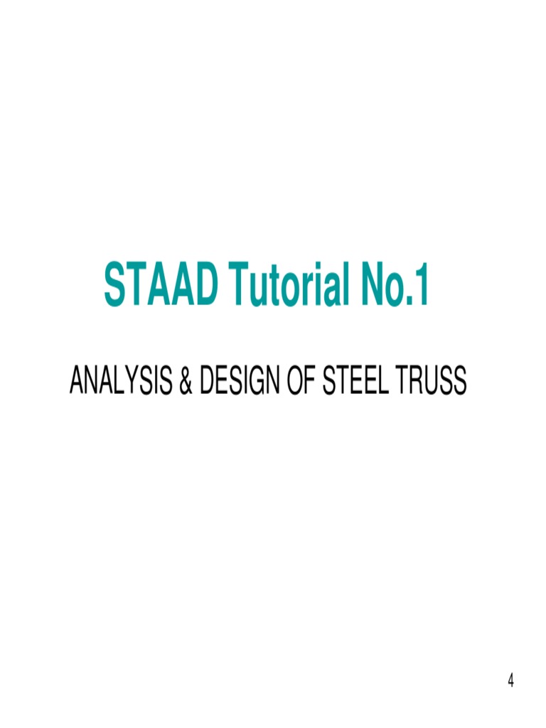 Design of Steel Structures Using STAAD | PDF | Teaching Methods ...