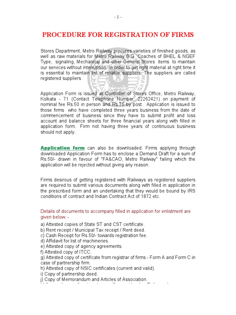 Registration of Partnership Firm | PDF | Partnership | Notary Public