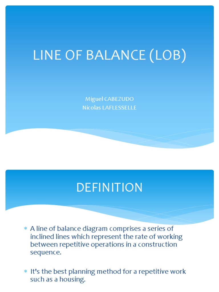 Line of Balance | PDF | Deep Foundation | Structural Engineering