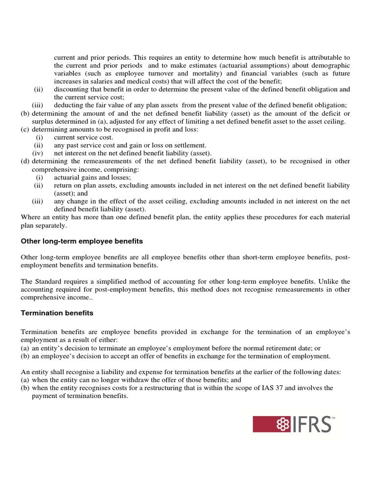 Other Long-Term Employee Benefits | PDF | Defined Benefit Pension Plan ...