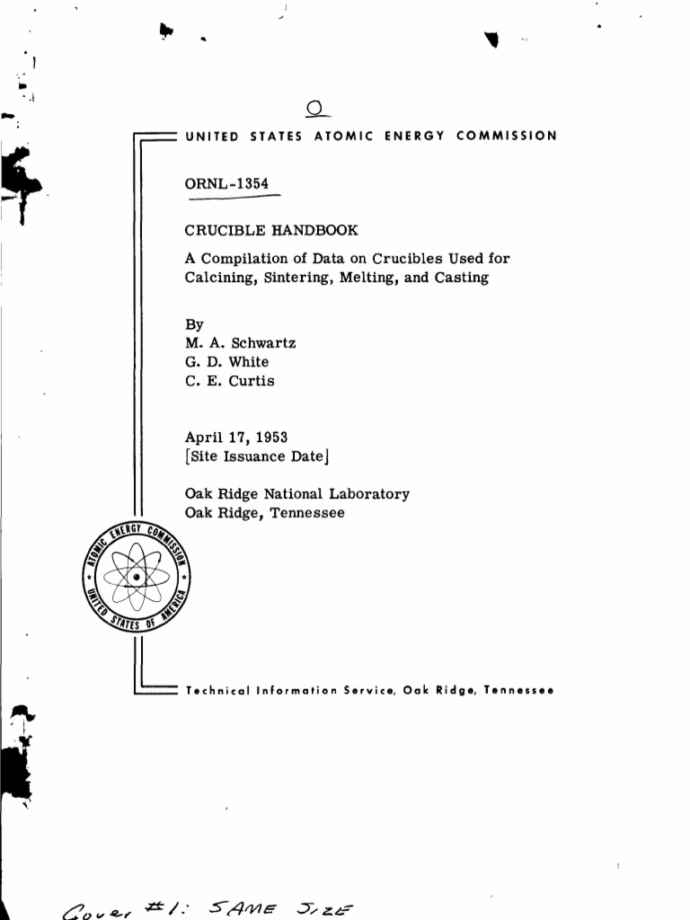 Crucible Data | Download Free PDF | Carbon | Graphite