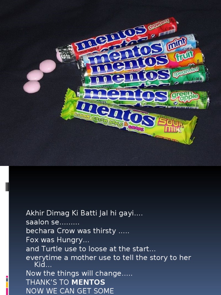 Mentos Ad | PDF | Advertising | Communication