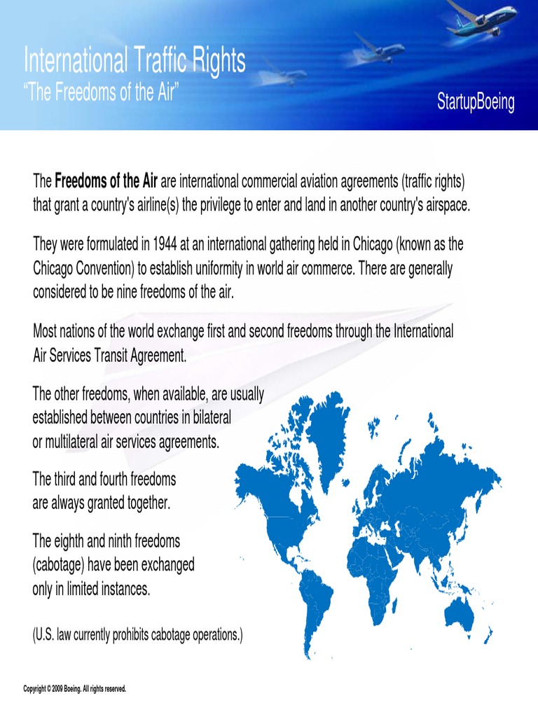 StartupBoeing Freedoms of The Air | Download Free PDF | Aviation ...