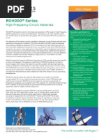 Taconic RF-35TC Technical Data Sheet | PDF | Amplifier | Capacitor