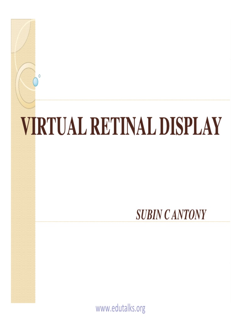 Virtual Retinal Display | PDF