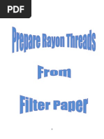 Preparation of Rayon Thread From Filter Paper | PDF | Rayon | Fibers