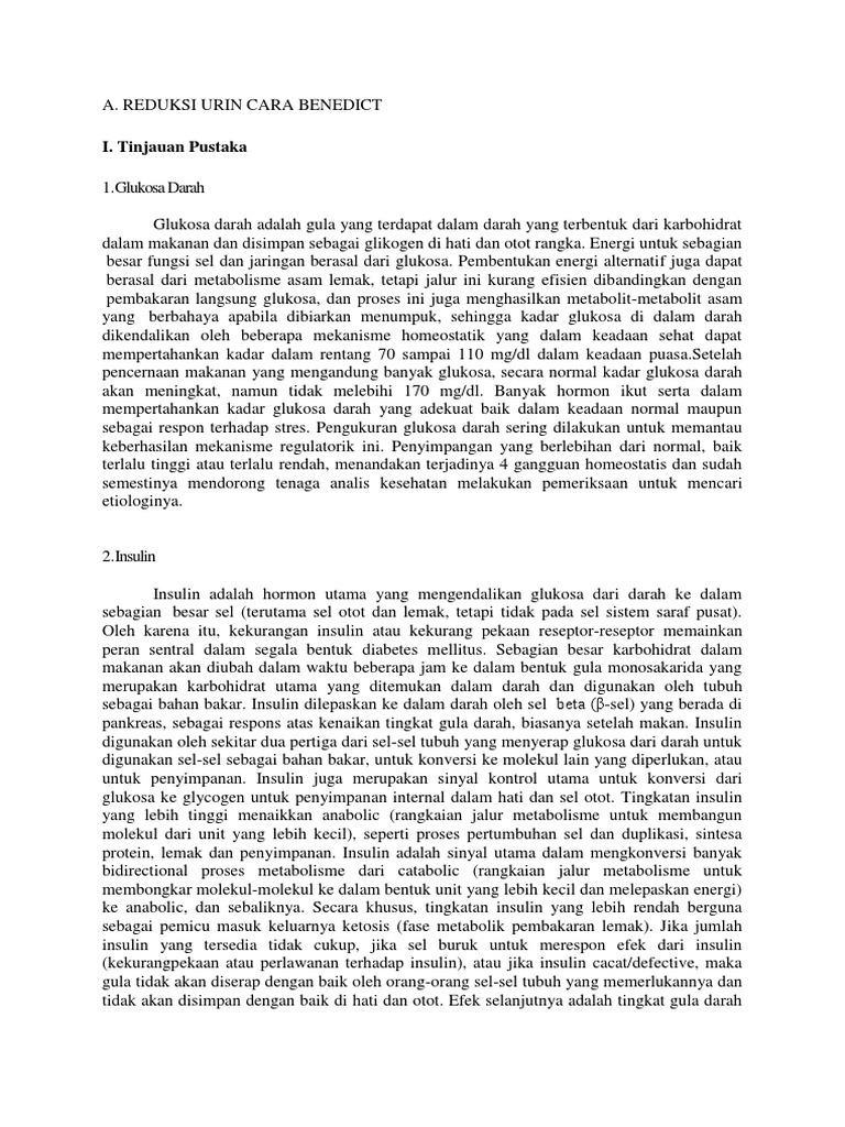 Hasil Dan Pembahasan Uji Benedict | PDF | Kesehatan Holistik