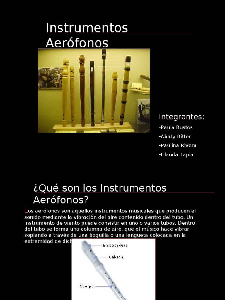 AERÓFONOS | Flauta | Instrumentos musicales