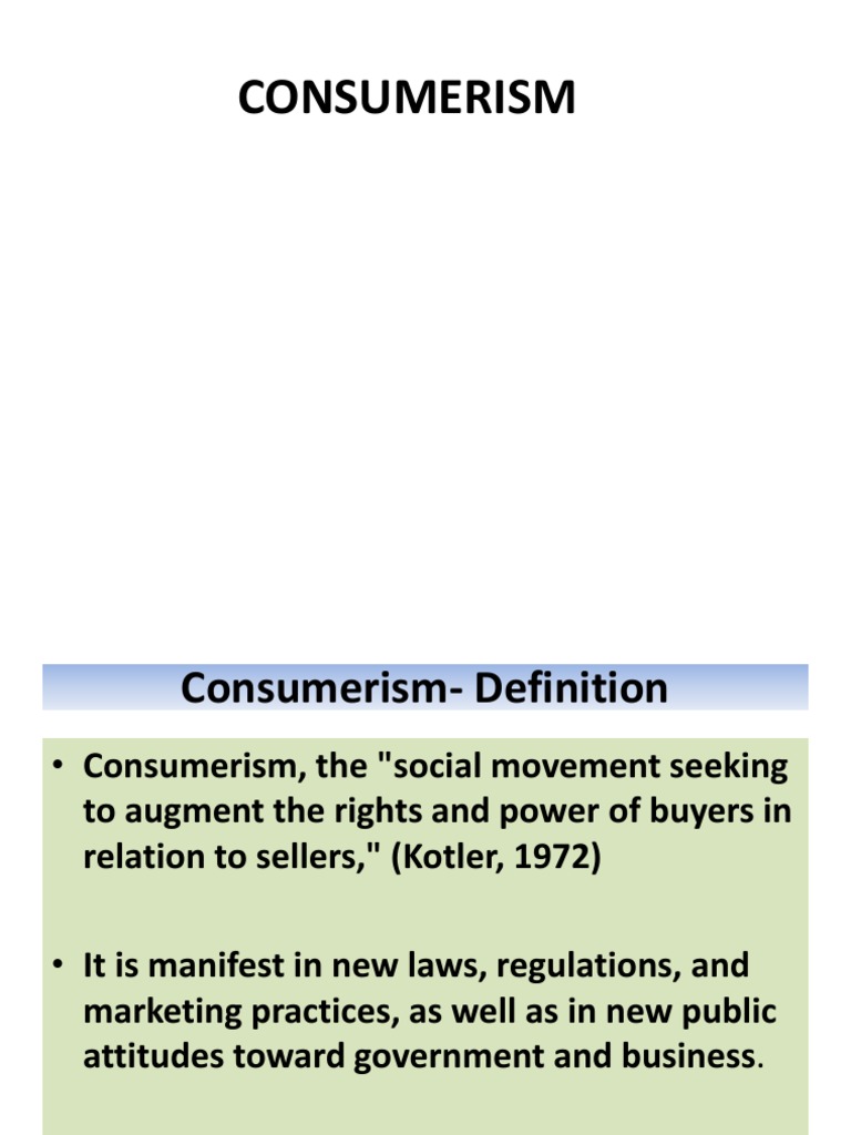 Consumerism In India Definitions Trends Challenges And The Need For