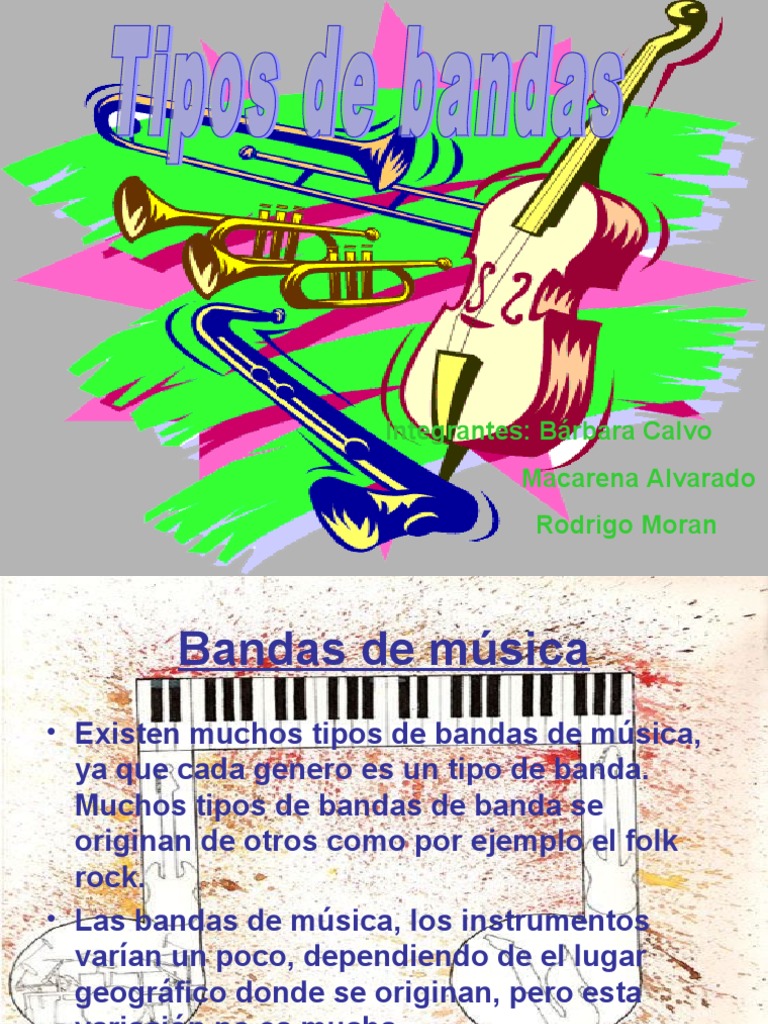 Algunos Tipos de Banda Musical | PDF