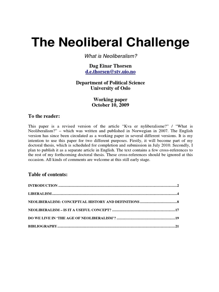 Neoliberalism 2 | Liberalism | Classical Liberalism