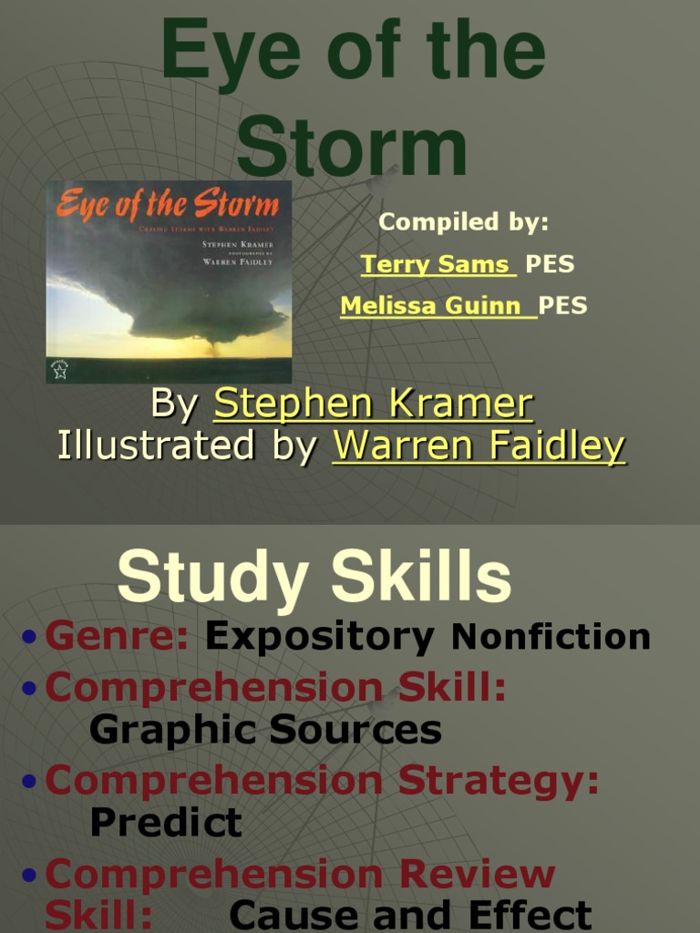 3-4 Eye of The Storm | PDF | Reading Comprehension | Tropical Cyclones