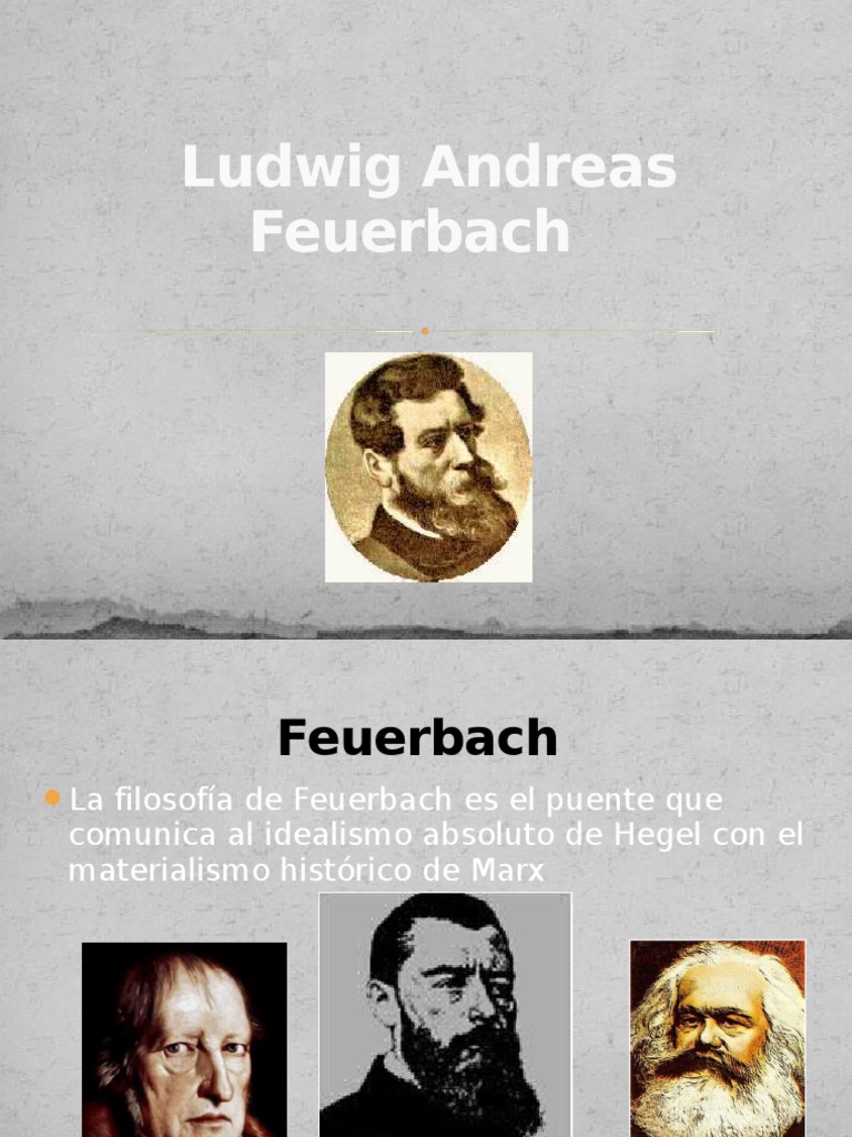 Ludwig Feuerbach | PDF | Filosofía