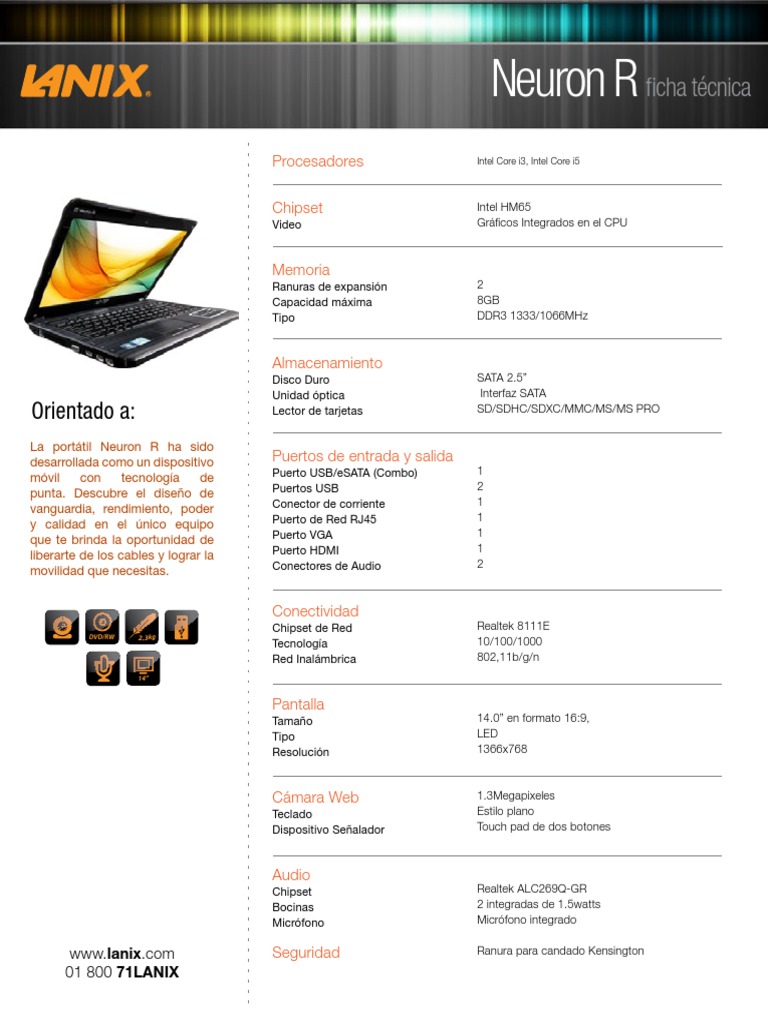 Lanix Neuron R | PDF