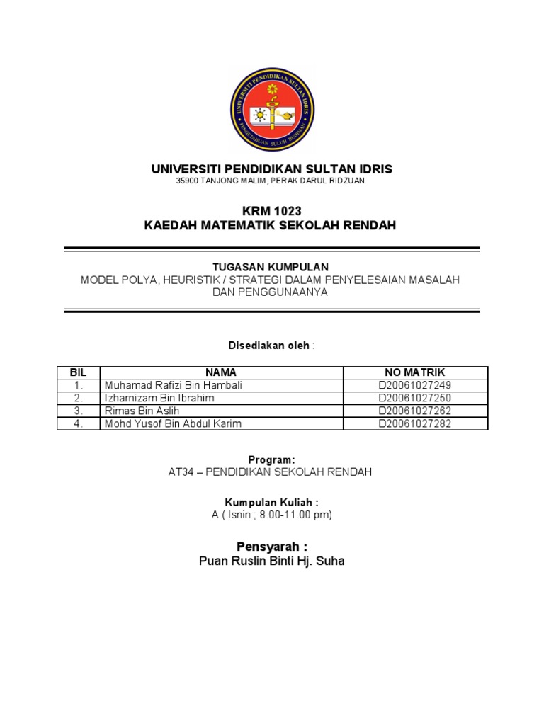 Model Polya - Complete | PDF