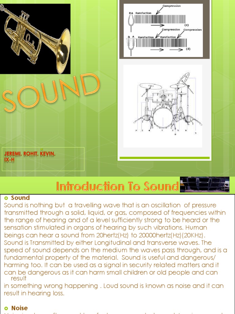 Physics PPT Sound | PDF | Hearing | Sound
