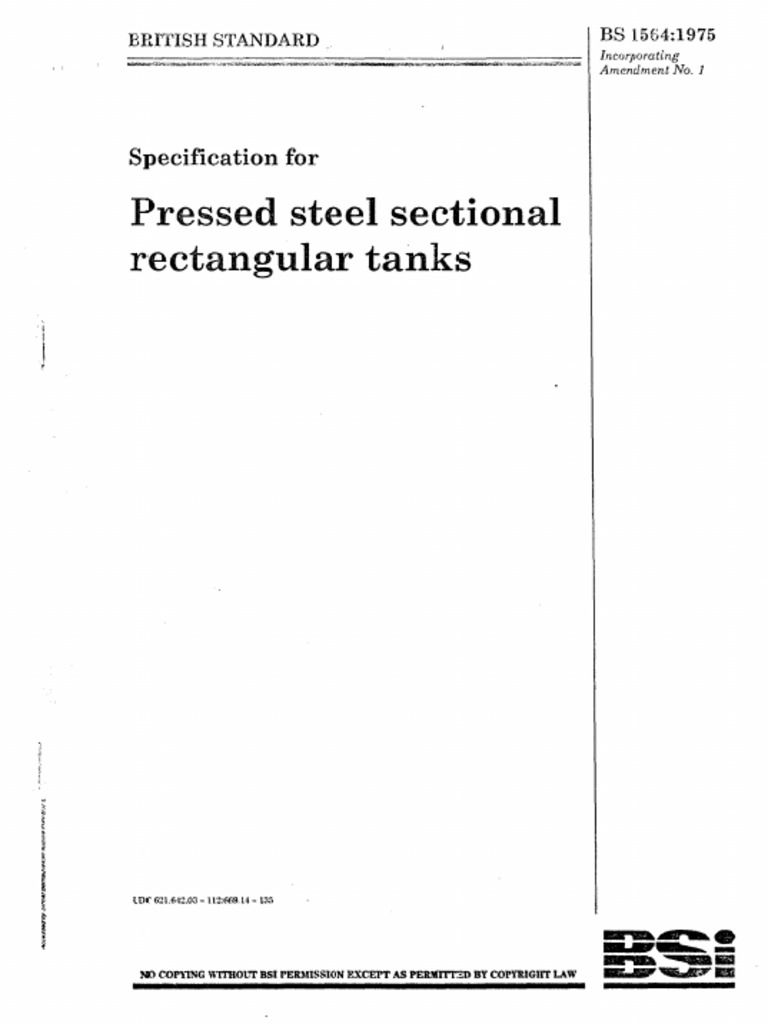 BS 1564 - 1975 | PDF