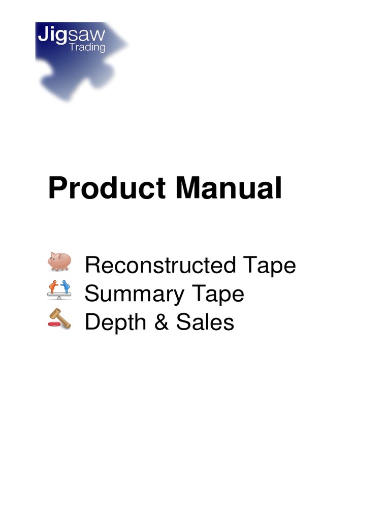 Jigsaw Order Flow Trading Manual | PDF | Order (Exchange) | Market Trend