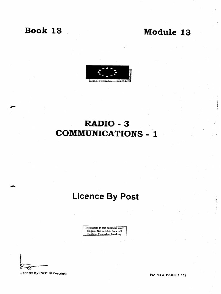 EASA Module 13 18 Radio - 3 Communications - 1 | PDF