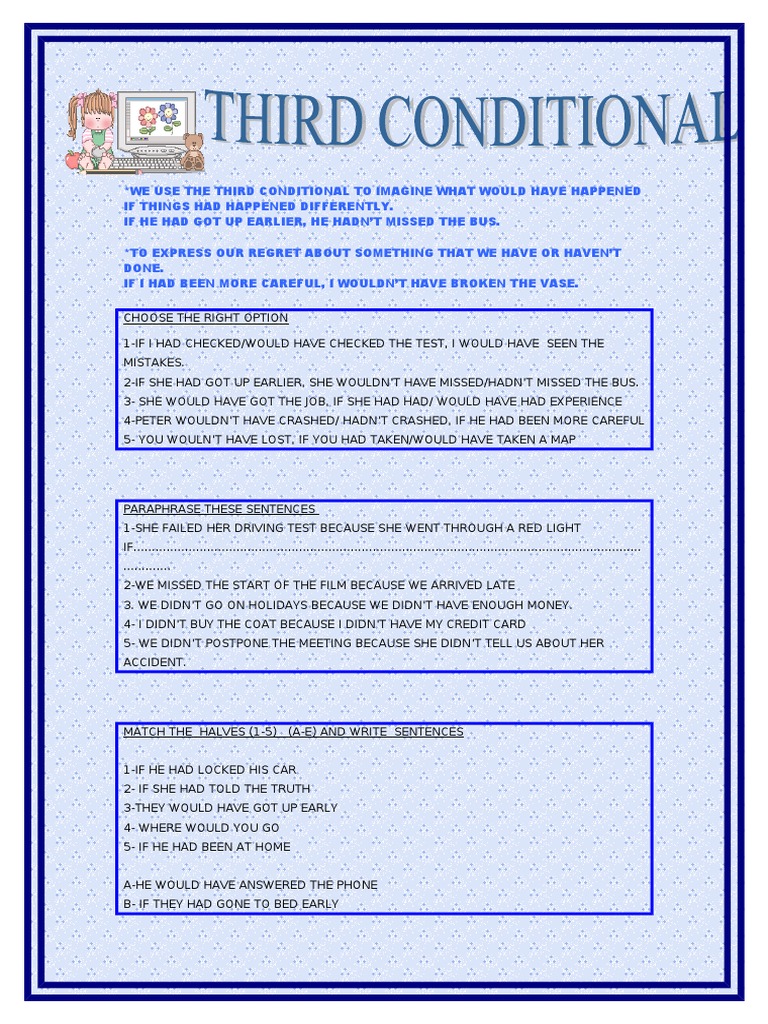 Mastering the Third Conditional in English | PDF