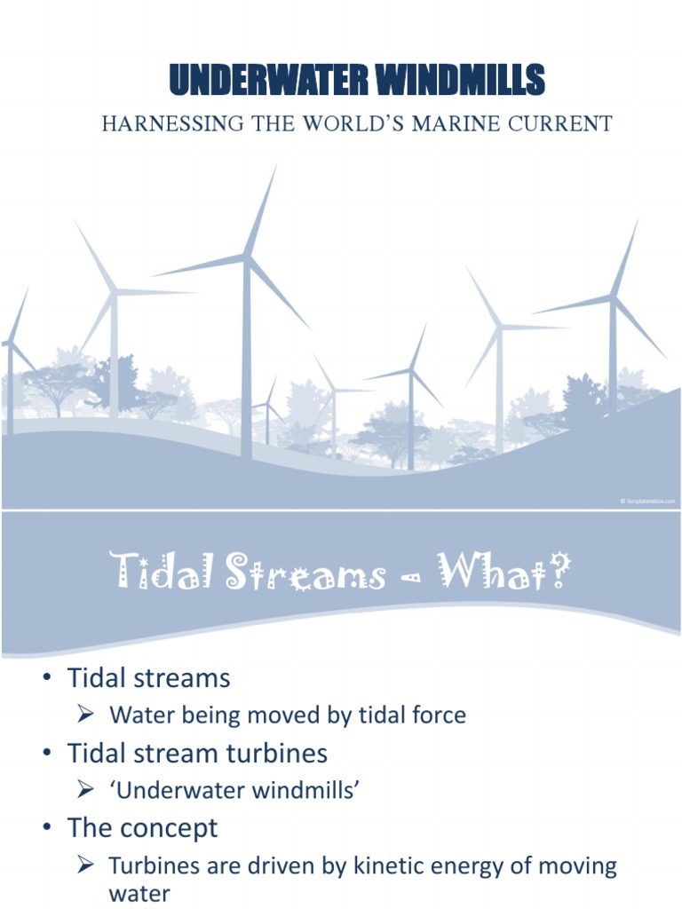 Underwater Windmills