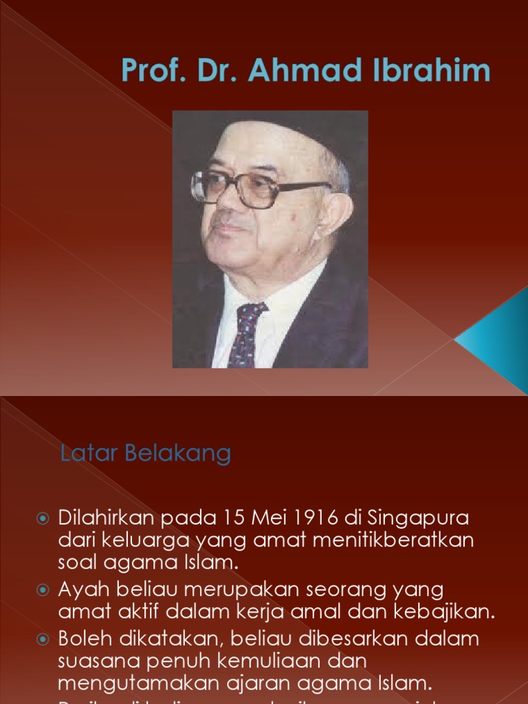 Prof Ahmad Ibrahim | PDF