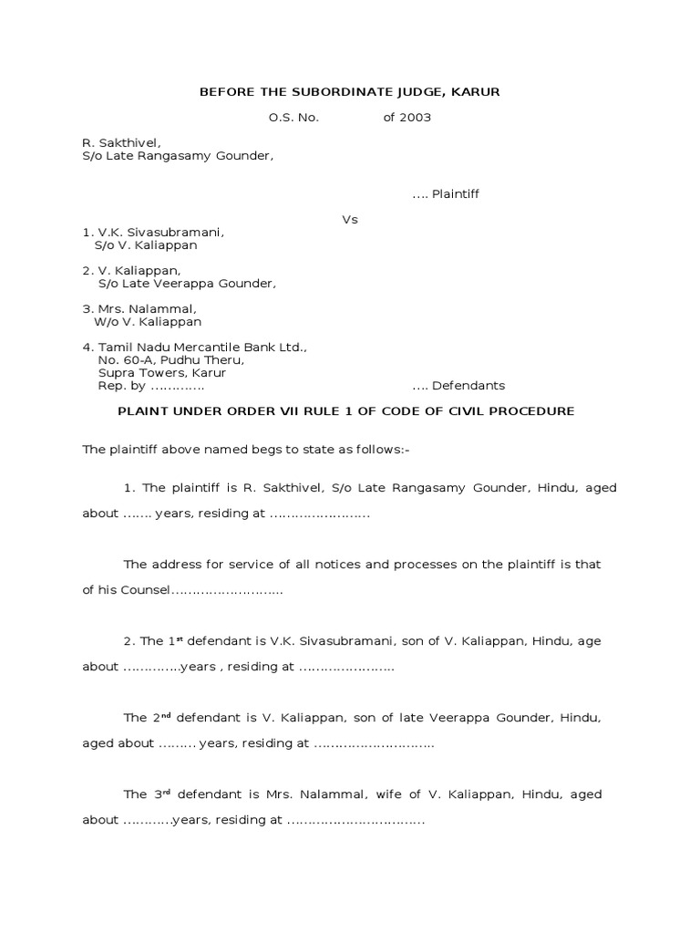 Declaration Suit Pdf Civil Law Common Law Virtue