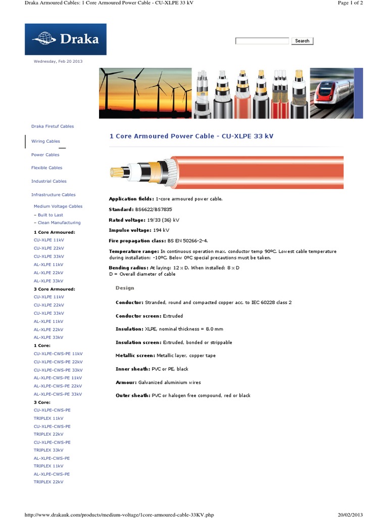 1c Copper Cable Catalog | PDF
