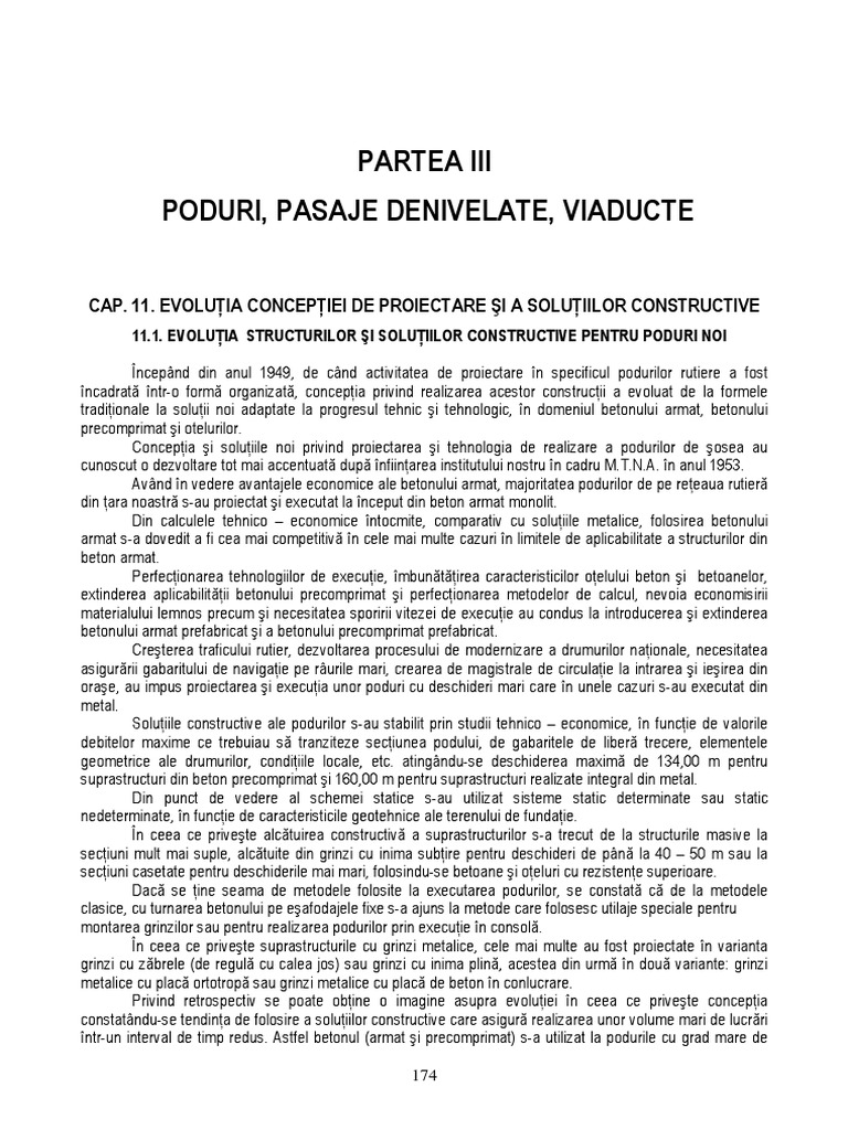 Partea III Poduri | PDF